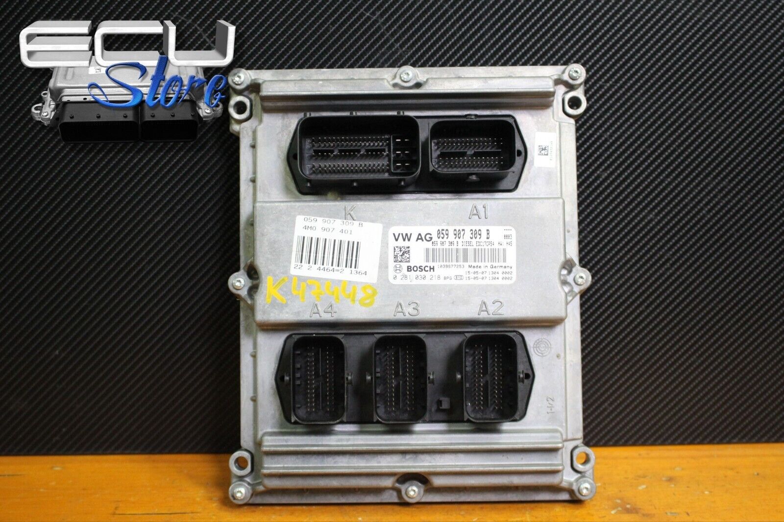 ECU / ENGINE CONTROLLER 0281030218 059907309B - AUDI Q7 3.0TDI ...