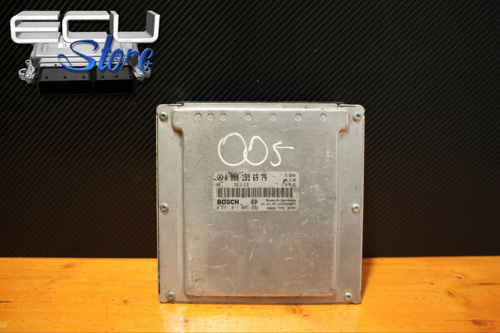 ECU / ENGINE CONTROL UNIT 0281011005 A0001536979 - MERCEDES C220 W203 ...